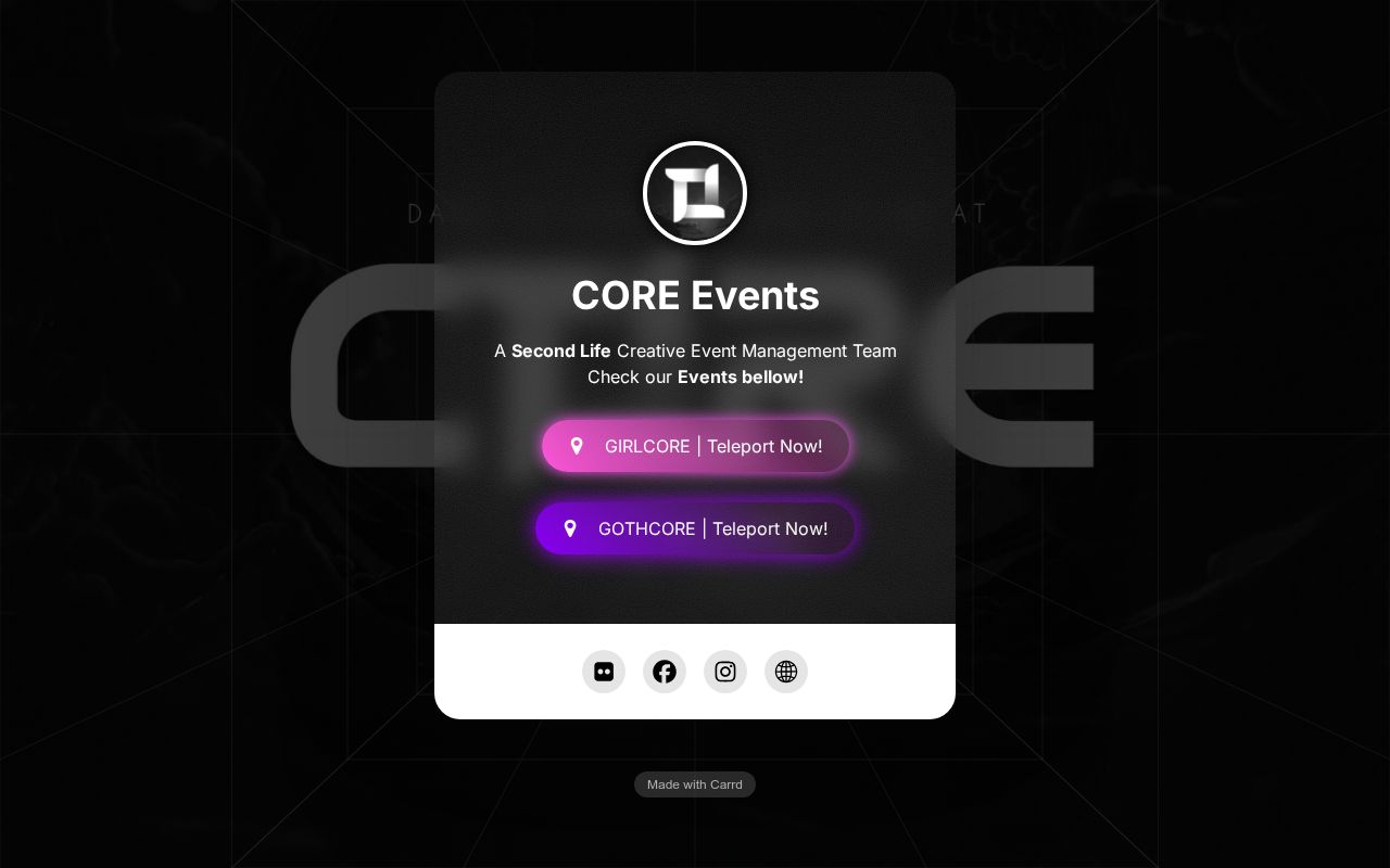 CORE EVENTS